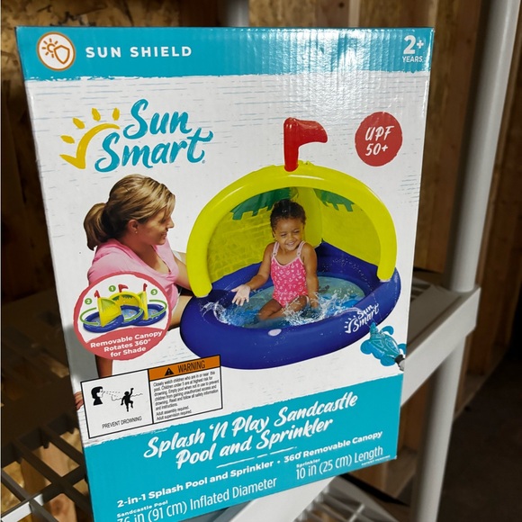 sun smart | Other | Sun Smart Beach Gear Spray N Play Sandcastle Pool ...